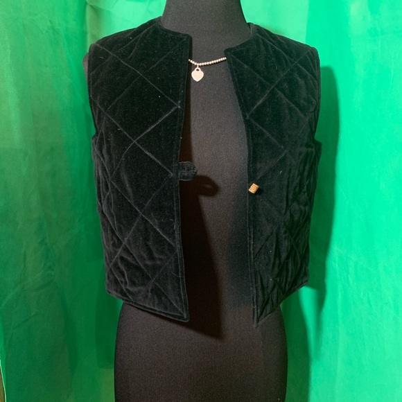 ERES Beverly Hills | Jackets & Coats | Vintage Eres Black Quilted Vest ...